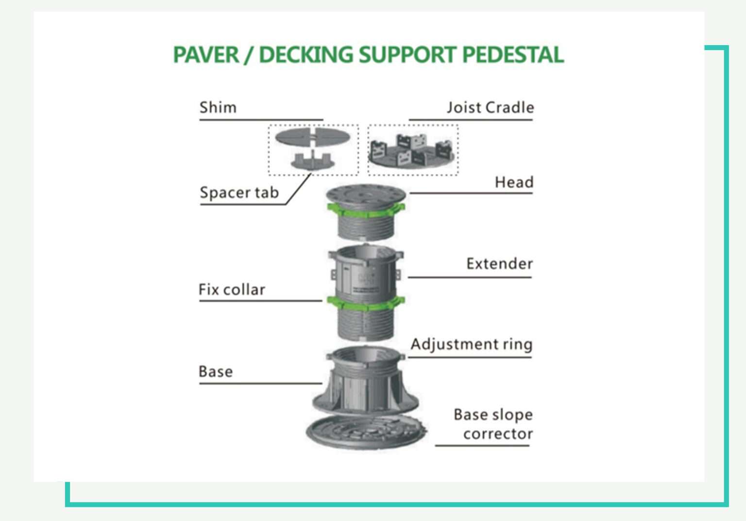 Pedestal Pavers System - Tile Deck Systems